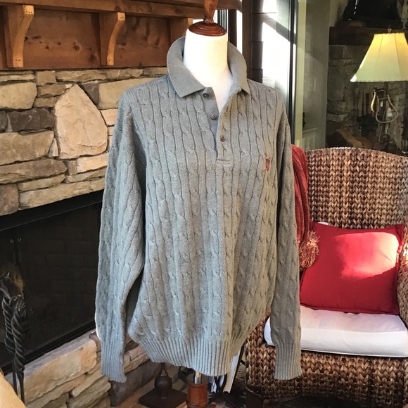 Polo Ralph Lauren | Sweaters | Polo By Ralph Lauren Cable 4 Button Up ...